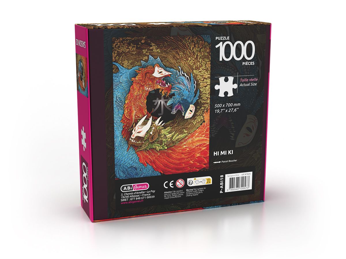 PUZZLE 1000 - HI MI KI made by ABI Games - ABIGAMES