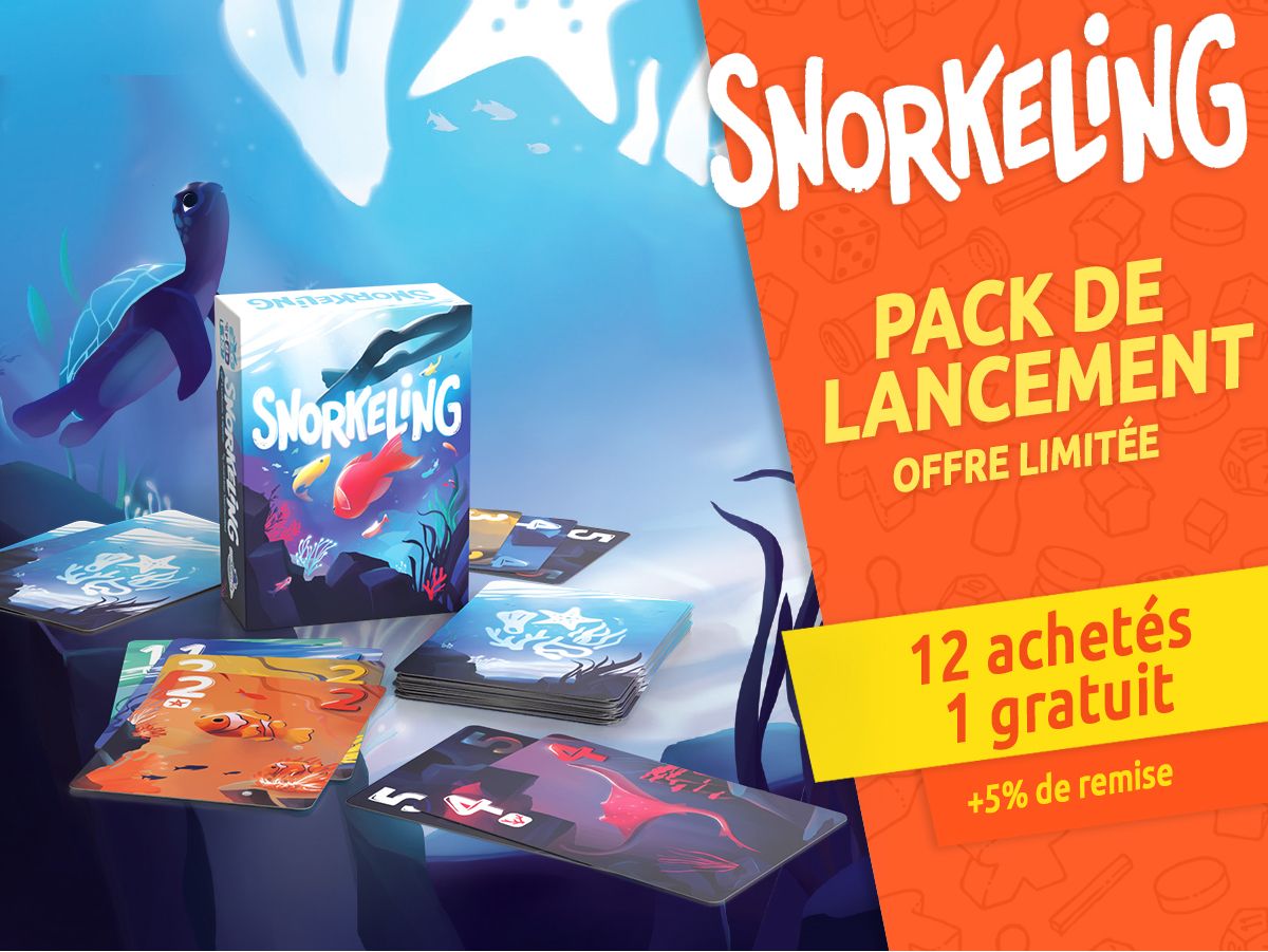 Profitez du pack Snorkeling 12 +1 ! Offre à ne pas manquer ...
