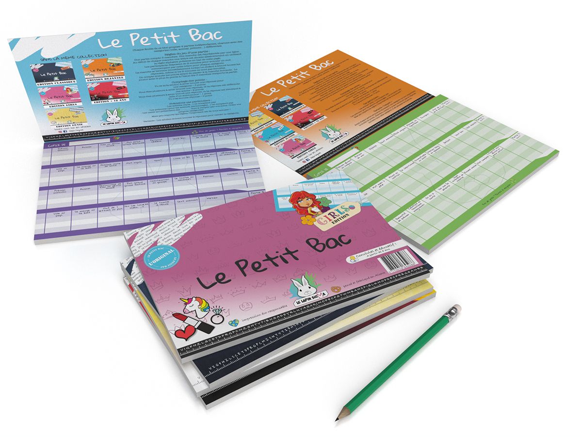 Le Petit Bac | Version génie : Jeu de société 100% Made In France et ...